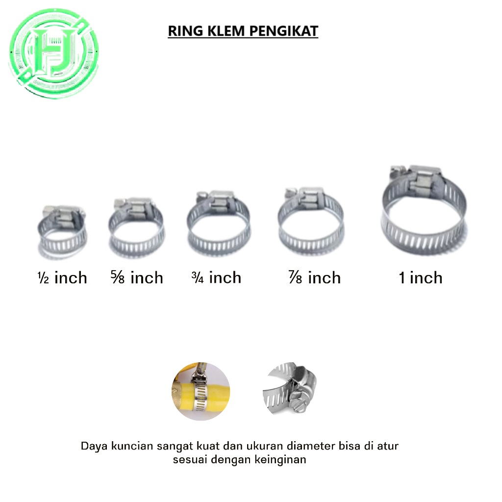 PUSAT KLEM RING UKURAN TERLENGKAP | BOGOR | PT HENOCH JAYA